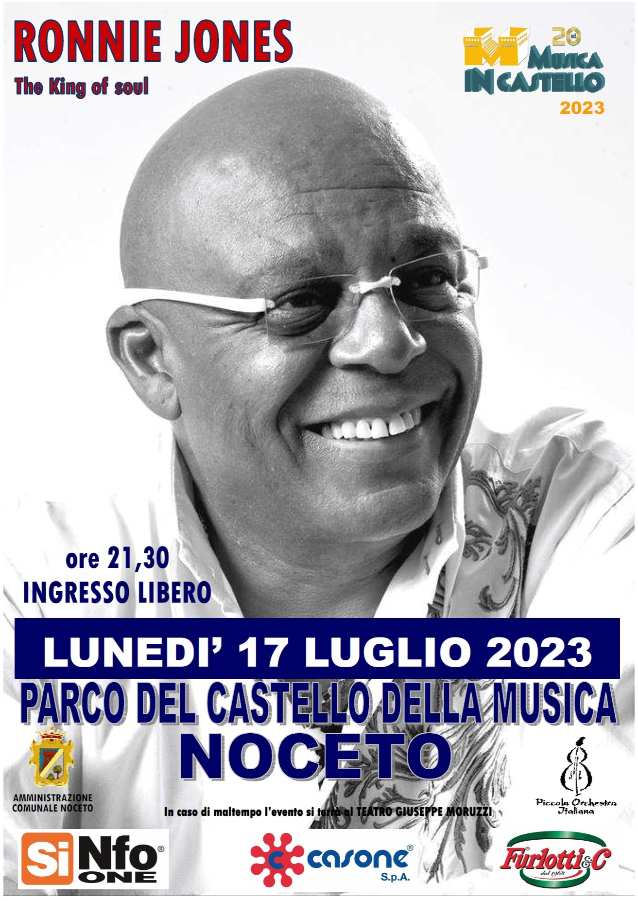 Ronnie Jones in concerto | Comune di Noceto