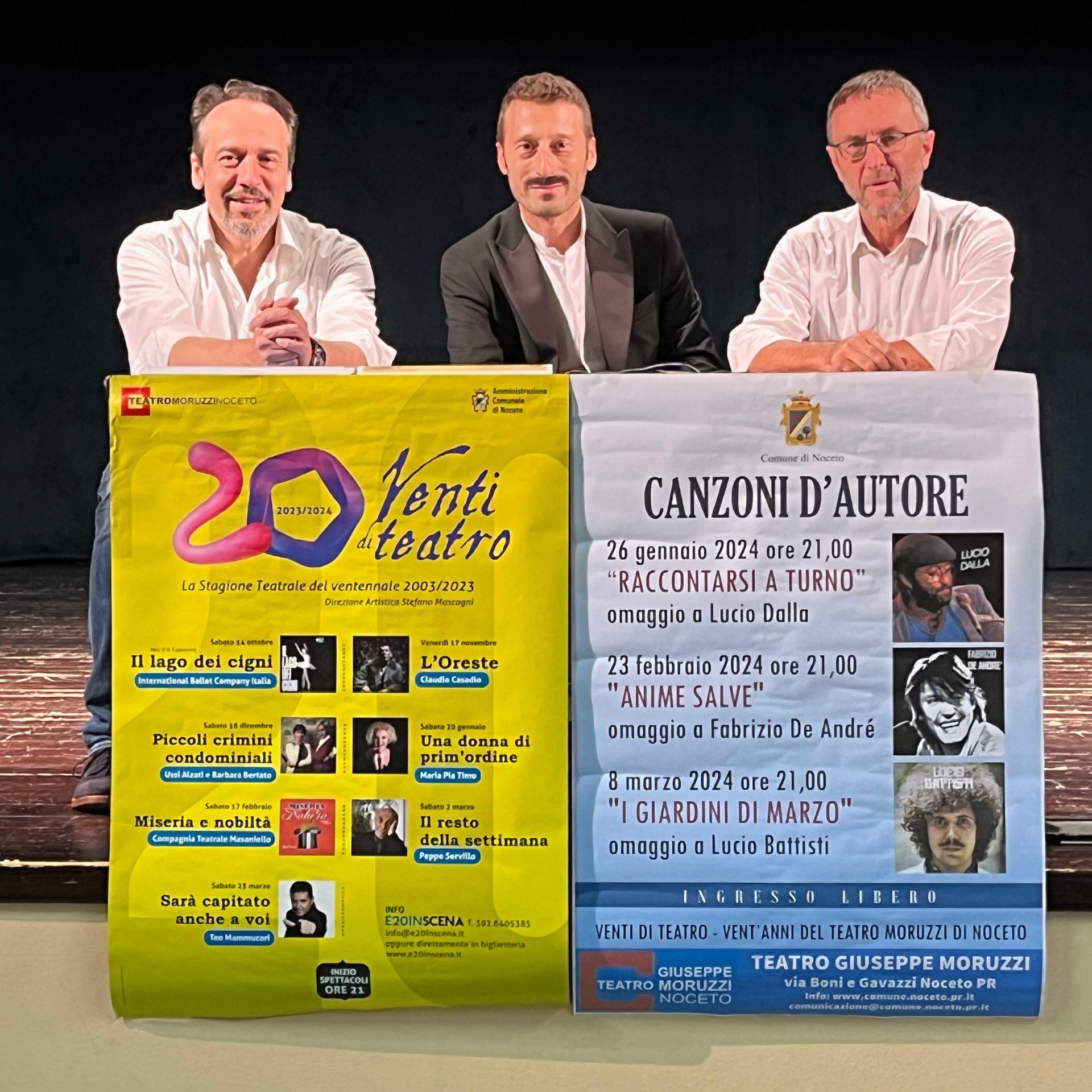 Vent'anni di Teatro Moruzzi di Noceto | Comune di Noceto